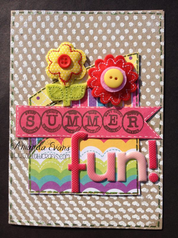 Summer Fun Card - Lolli Lulu Crafts