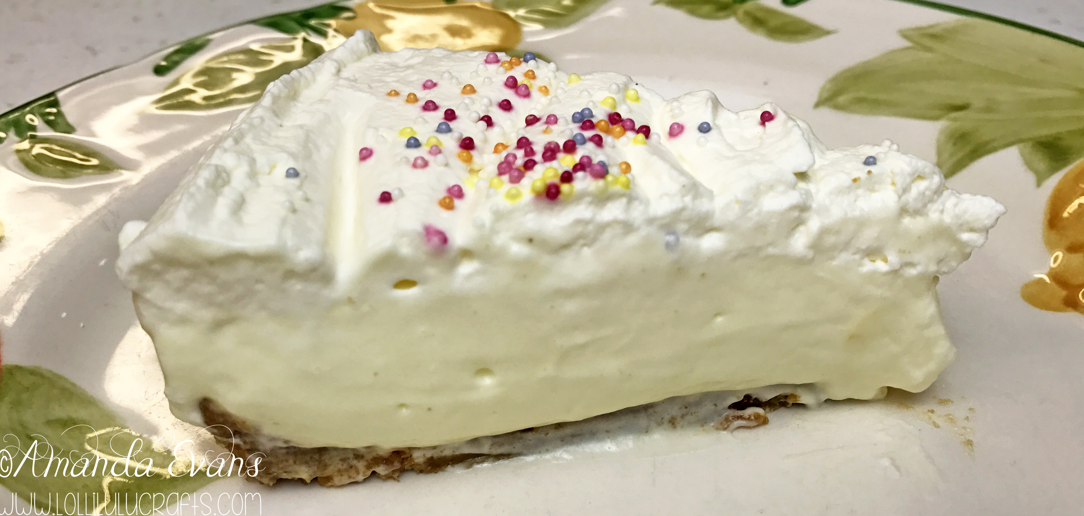 Bake Date Lemon Ginger Cheesecake - Lolli Lulu Crafts