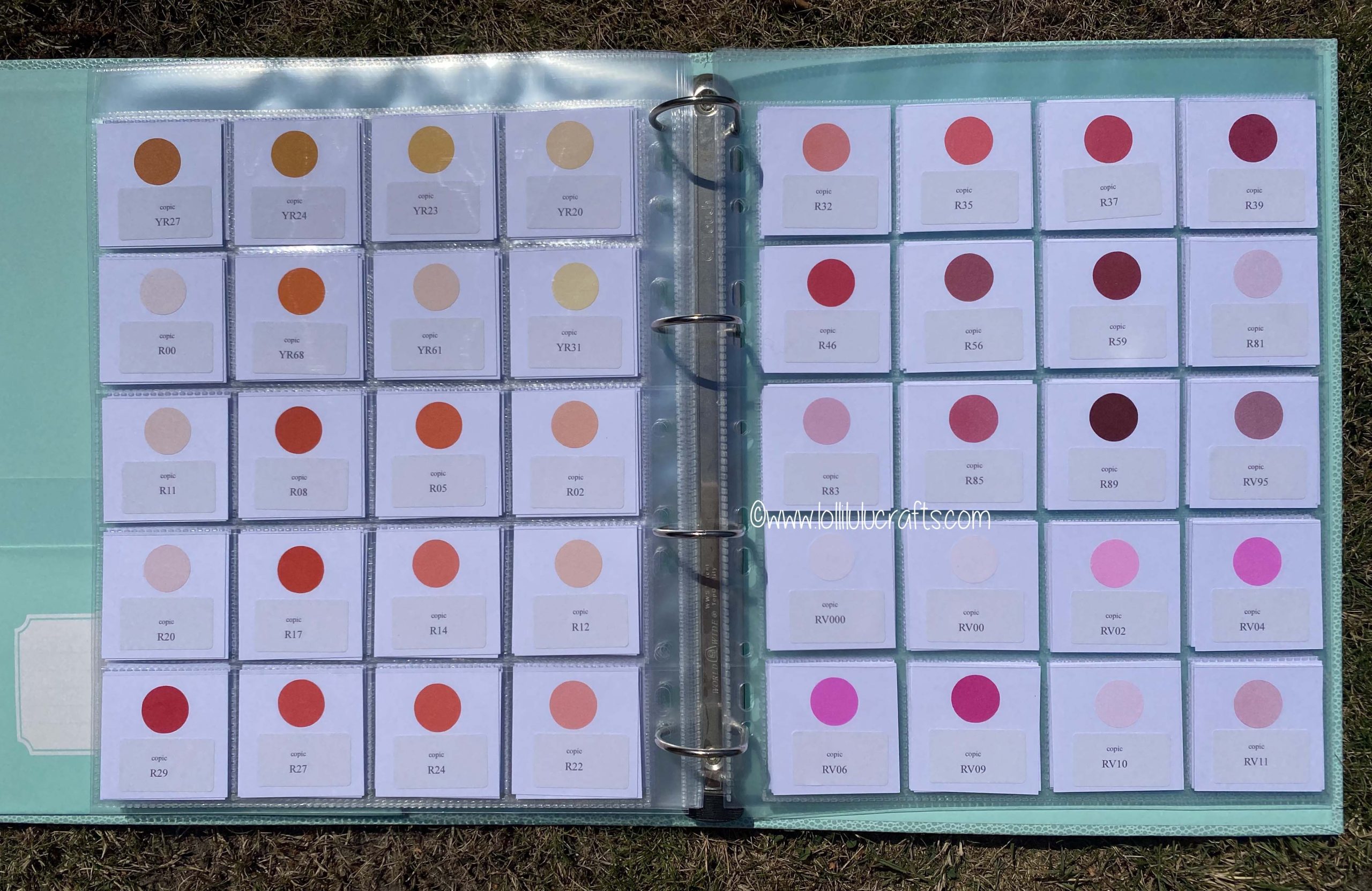 Ink & Colour Swatch Book - Lolli Lulu Crafts